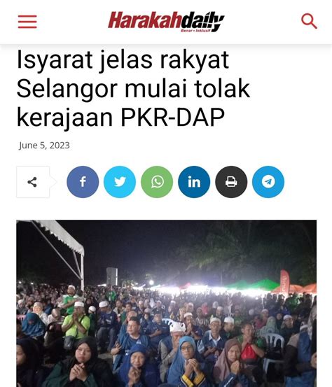 HarakahDaily الحركة on Twitter Ia juga memperlihatkan gelombang