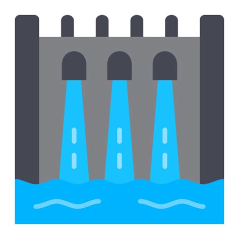 Icono de Presa hidroeléctrica Generic color fill