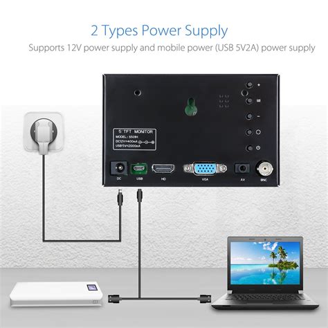 Eyoyo Inch Mini Monitor Hd X Tft Lcd Screen Display With