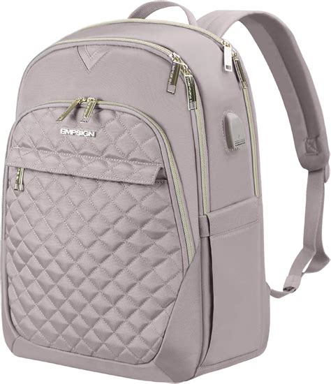 EMPSIGN Sac à Dos pour Ordinateur Portable Femme 15 6 Pouces Sac à Dos