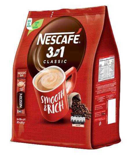 Nescafé 3in1 Classic Rozpuszczalna KAWA 165g 15225304739 Allegro pl