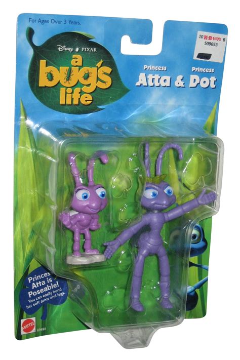 Disney Pixar A Bugs Life Princess Atta And Dot Mattel Figure Set