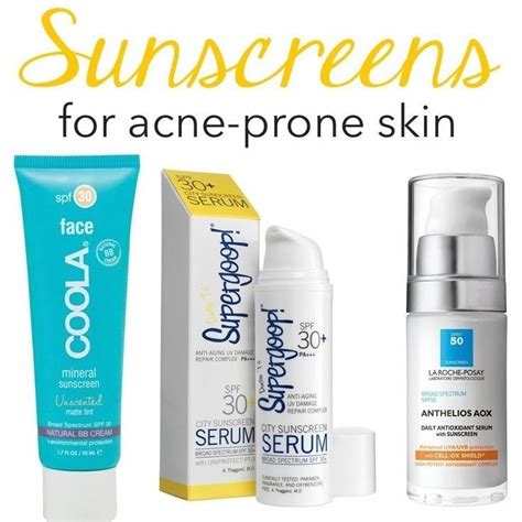 Best Sunscreens For Acne Prone Skin That Won T Cause Breakouts