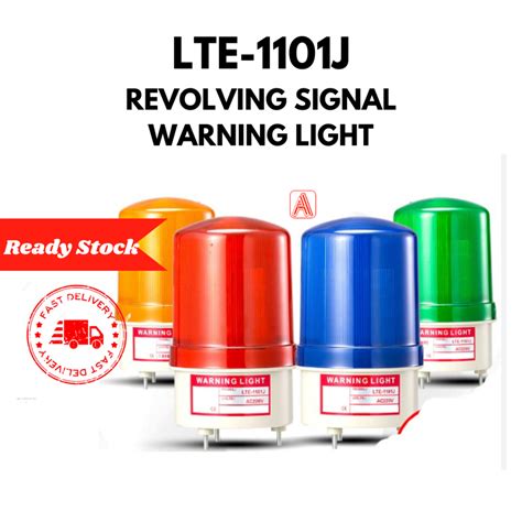 Rednex LTE 1101J Multi Voltage With Buzzer LED Rotary Warning Light