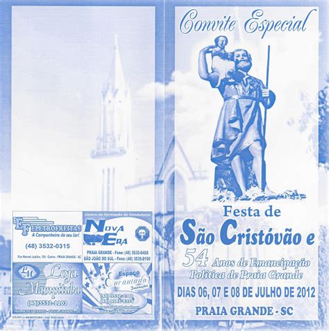 Educação Praia Grande SC Festa de São Cristóvão