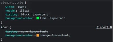 override an element s important styles using javascript bobbyhadz