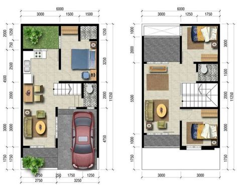 Denah Rumah 2 Lantai Yang Memaksimalkan Ruangan Voyer Design