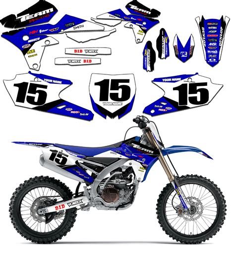 2008 2014 Yamaha YZ 125 250 Stickers Graphique 2009 2010 2011 2012 2013