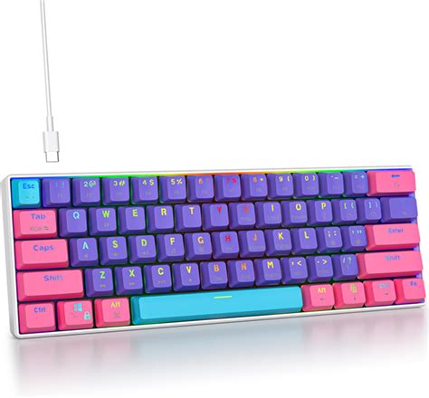 Amazon RisoPhy 60 Percent Keyboard 82 Keys Hot Swappable