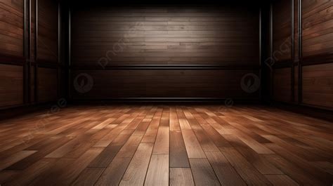 나무 판넬과 나무 바닥이 있는 어두운 방 3d 빈 방 나무 바닥 고화질 사진 사진 배경 일러스트 및 사진 무료 다운로드