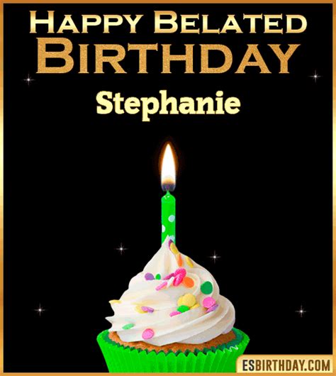 Happy Birthday Stephanie Images Animated Wishes28 GiFs