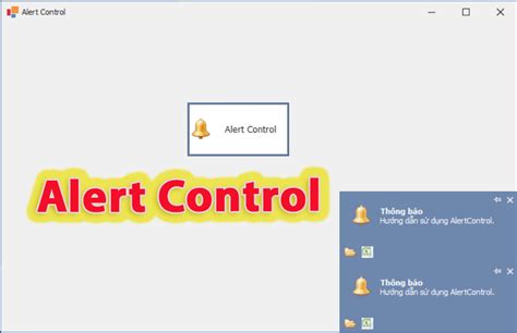 Hướng dẫn sử dụng Alert Control DevExpress KhoaiCodeTV
