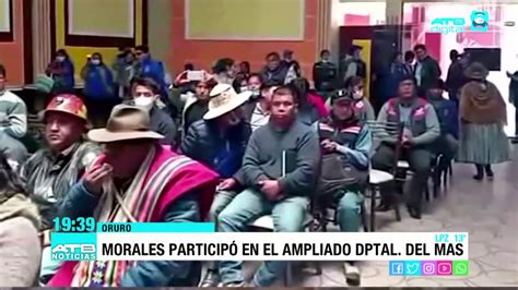 Evo Particip En Ampliado Del Mas En Oruro Para Elegir A Candidatos