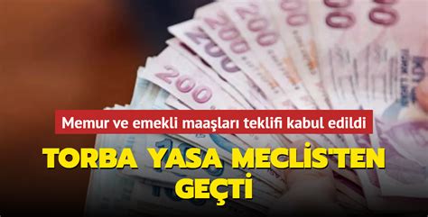 Emekliye yüzde 25 zam Düzenleme Meclis ten geçti
