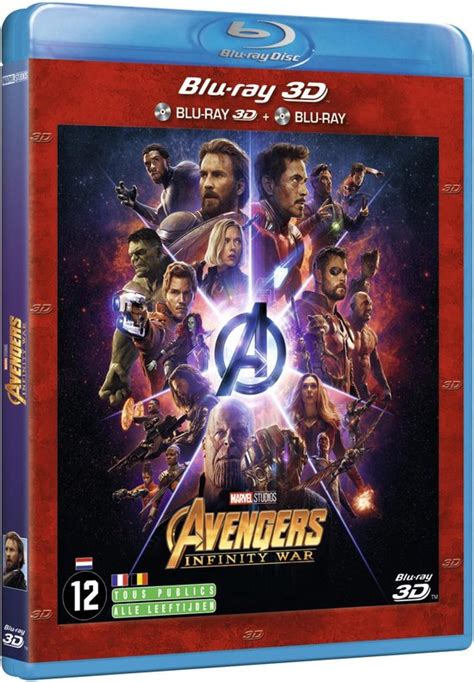 The Avengers Infinity War 3D Blu Ray Bestel Nu