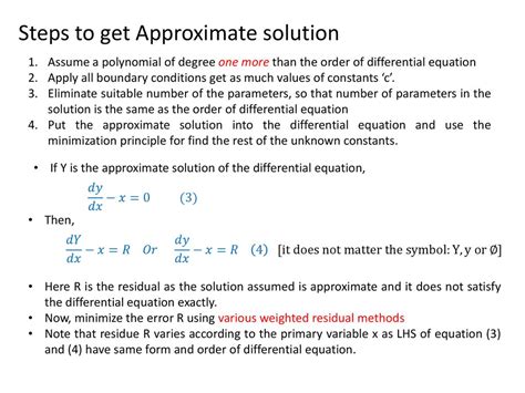 fem weighted residue approach ppt download
