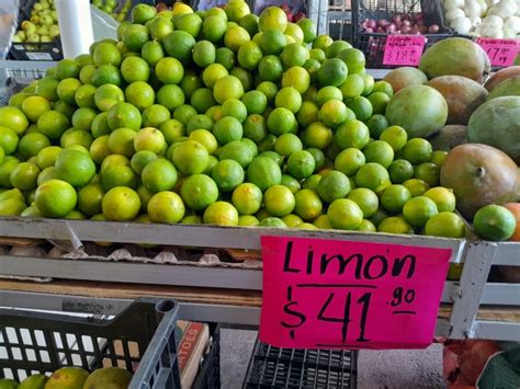 Precio de limón sube 214