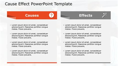 Cause Effect Powerpoint Template