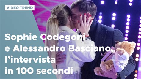 Sophie Codegoni E Alessandro Basciano L Intervista In 100 Secondi