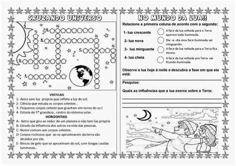 Atividades Sobre O Sistema Solar 5 Ano