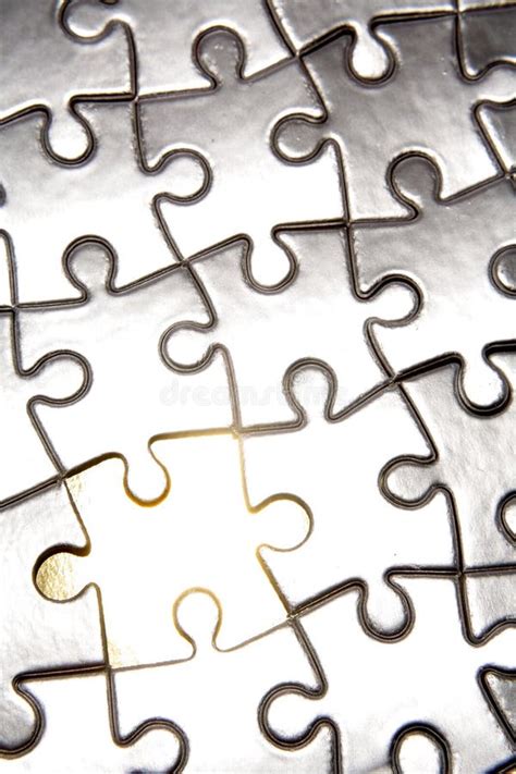 De Stukken Van De Puzzel Stock Foto Image Of Contacten 6116436