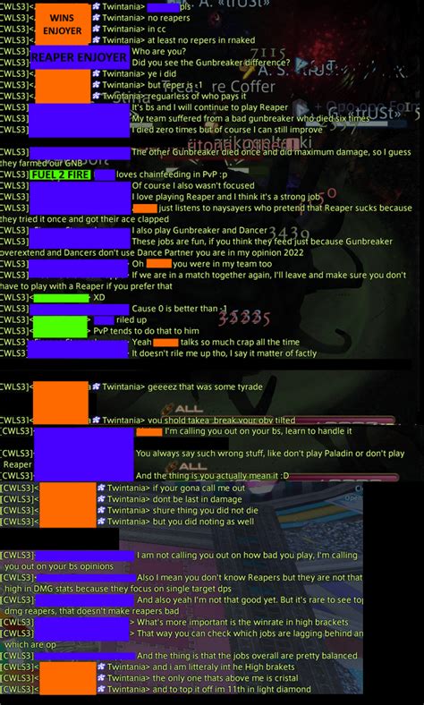 two linkshell members load into the same team during ranked cc and enjoy a civil conversation