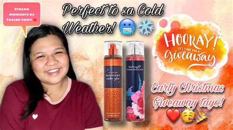 Giveaway Time Bath Body Works Midnight Amber Glow Midnight