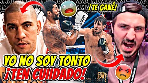 Alex Pereira REACCIONA a RETO del ÚLTIMO HOMBRE QUE LO DERROTÓ en
