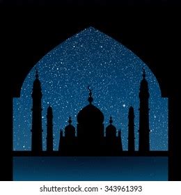 Vector Background Starry Night Sky Stars Stock Vector Royalty Free