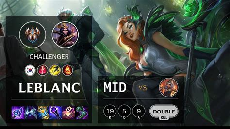 LeBlanc Mid Vs Qiyana KR Challenger Patch 11 24 YouTube
