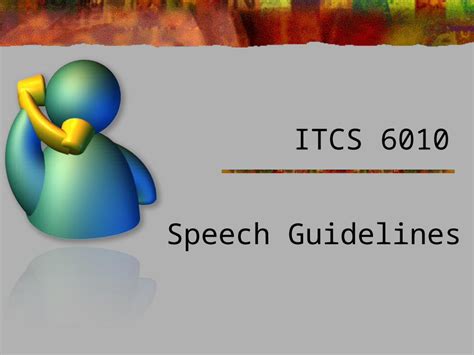 ppt itcs 6010 speech guidelines 1 errors vuis are error prone due to speech recognition