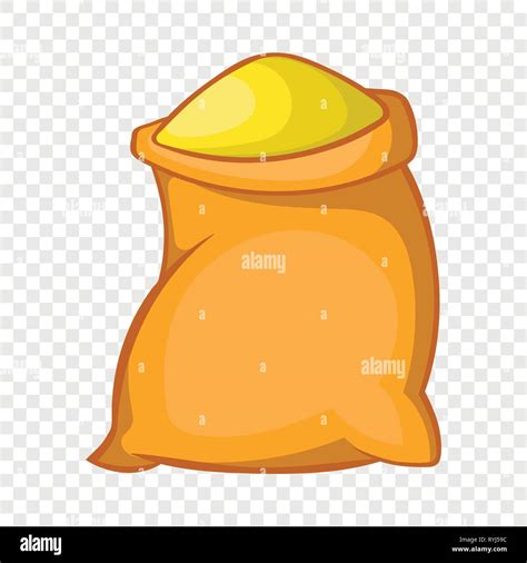 Bolsa De Harina En El Icono De Estilo De Dibujos Animados Imagen Vector