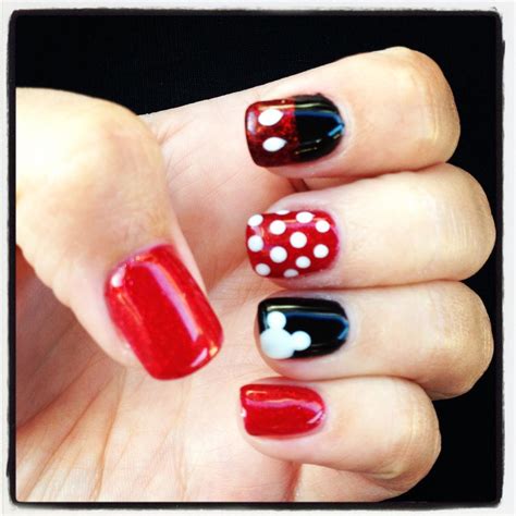 Mickey Mouse Nails Disney Nails Mickey Nails