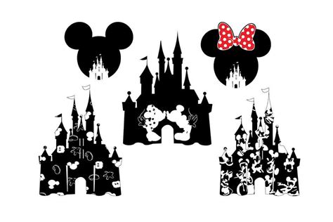 Disney Castle Svg Castle Clipart Disney Svg Disney Dxf Etsy