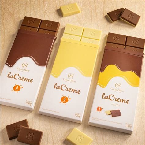 Barra De Chocolate La Creme Cacau Show G Shopee Brasil