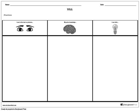 Fișe de Lucru de Inferență Pentru o Învățare Eficientă StoryboardThat