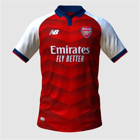New Balance X Arsenal Home Kit Concept FIFA 23 Kit Creator Showcase
