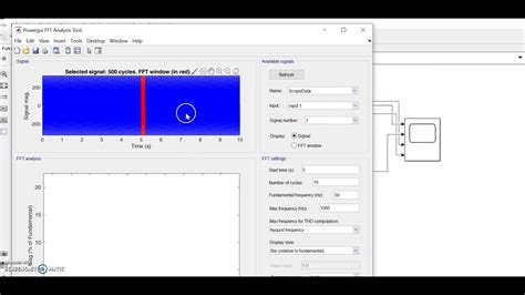 expt 7 thd measurement in matlab simulink model fft analysis power gui pe and drives lab
