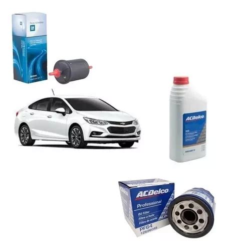 Kit Troca De Óleo E Filtro 0w20 Dexos Nv Cruze 1 4 2017 2021