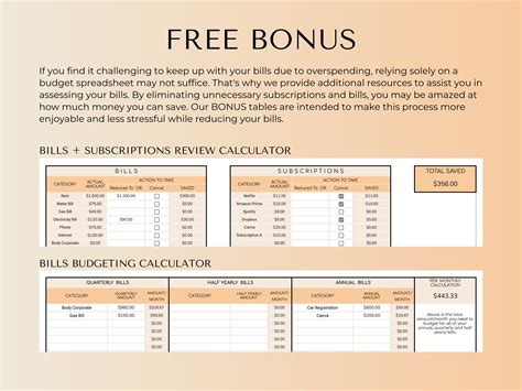 Monthly Budget Spreadsheet Google Sheets Planner Template