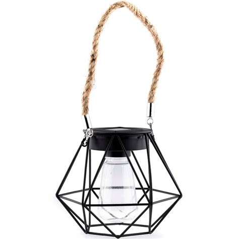 Lampa Solarna Ogrodowa LED Wisząca Latarenka Loft 13528622829