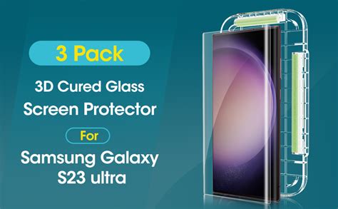3 2 Stück Samsung Galaxy S23 Ultra Panzer Schutz Glas Schutzfolie