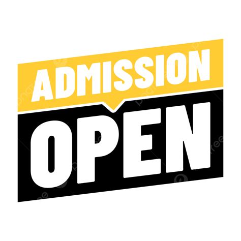 Admission Open Labels Vector Admission Label Open PNG And Vector