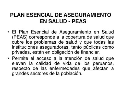 PPT PLAN ESENCIAL DE ASEGURAMIENTO EN SALUD UN ENFOQUE DE INCLUSION