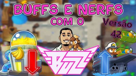 Buffs e Nerfs da Atualização 42 o Buzlaitir BTD6 Bloons TD 6