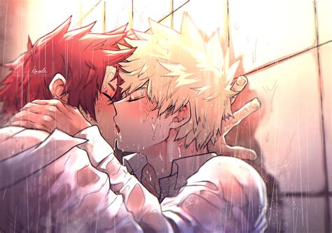 Bakugou Katsuki And Kirishima Eijirou Boku No Hero Academia Drawn By