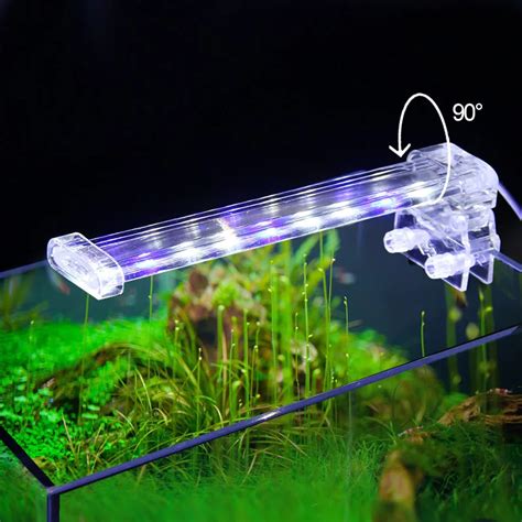 Super Crystal Led Aquarium Light Clip On Led Lamp Plant Lights Led