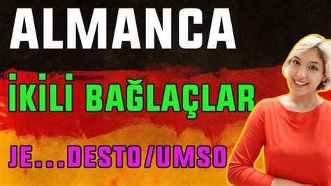 B Genel Almanca Dersleri B L M Almanca Kili Ba La Lar Je