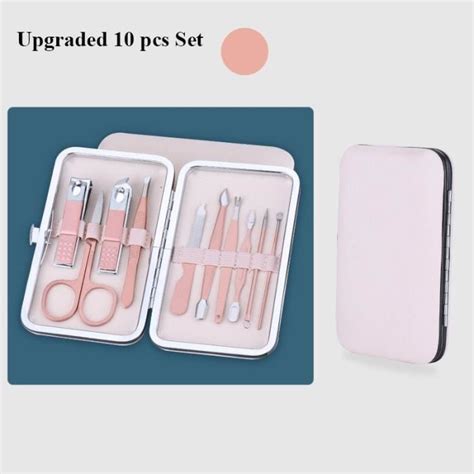 Ensemble de coupe ongles pour manucure et pédicure cuillère à oreille