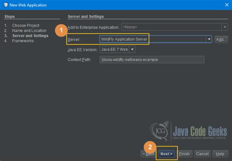 JBoss WildFly NetBeans Example Java Code Geeks